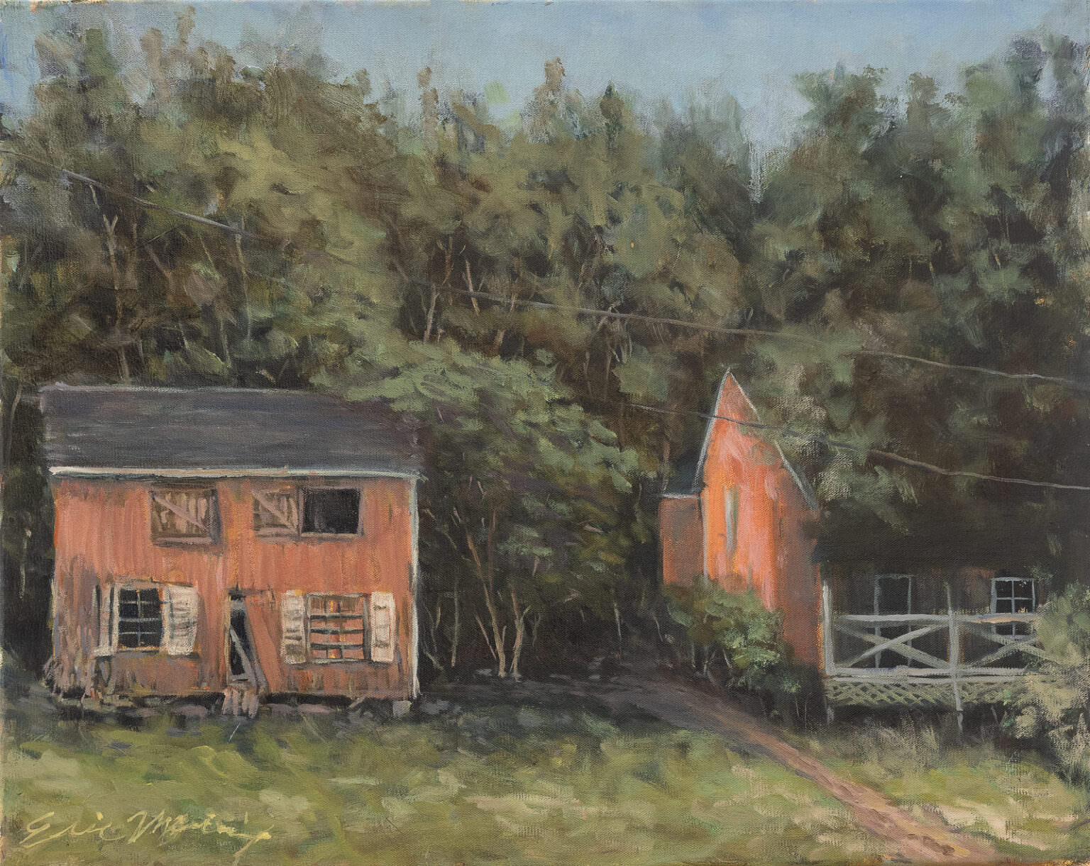 Barn on Amwell Road - Eric Manning Studio