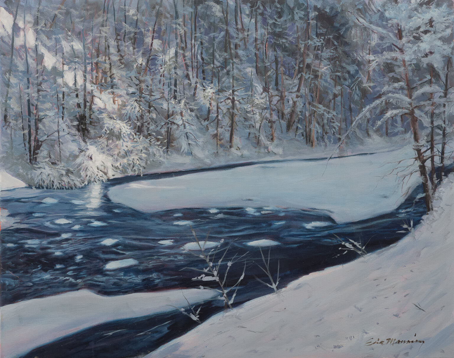 Russian River In Winter – Eric Manning Studio